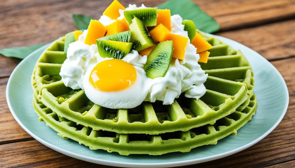 Vietnamese Coconut Pandan Waffle Recipe Waffle Maker Center